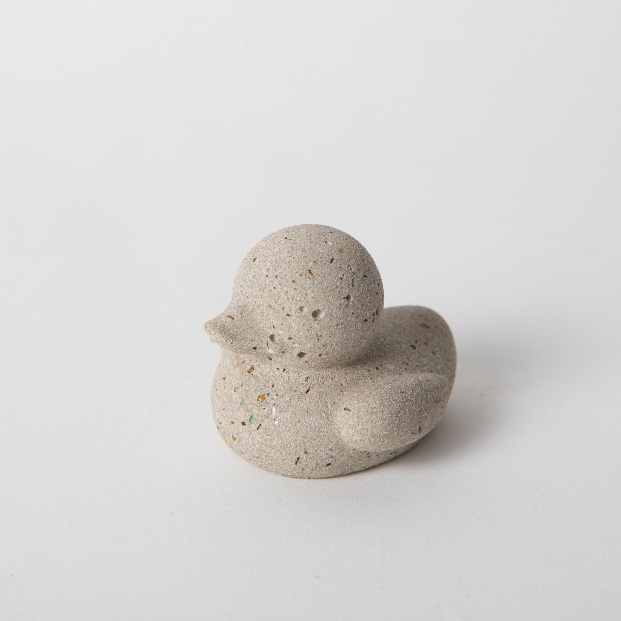 Mini “Rubber” Ducky | Natural Terrazzo – Pretti.Cool
